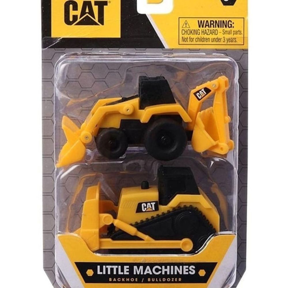 Cat Mini Machines X2 Varios Modelos Art 82283 Retroexcavadora y Topadora