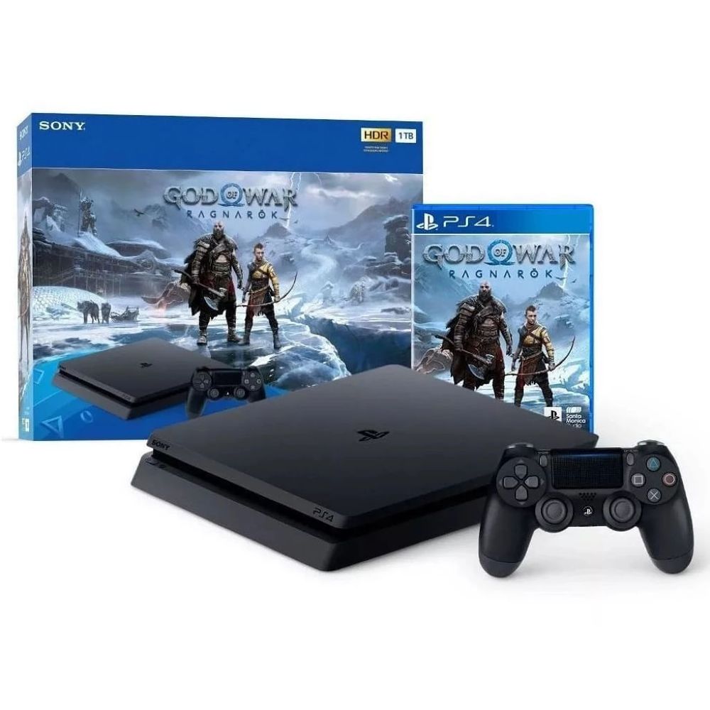 Consola PlayStation 4 Slim 1TB + GOW Ragnarok