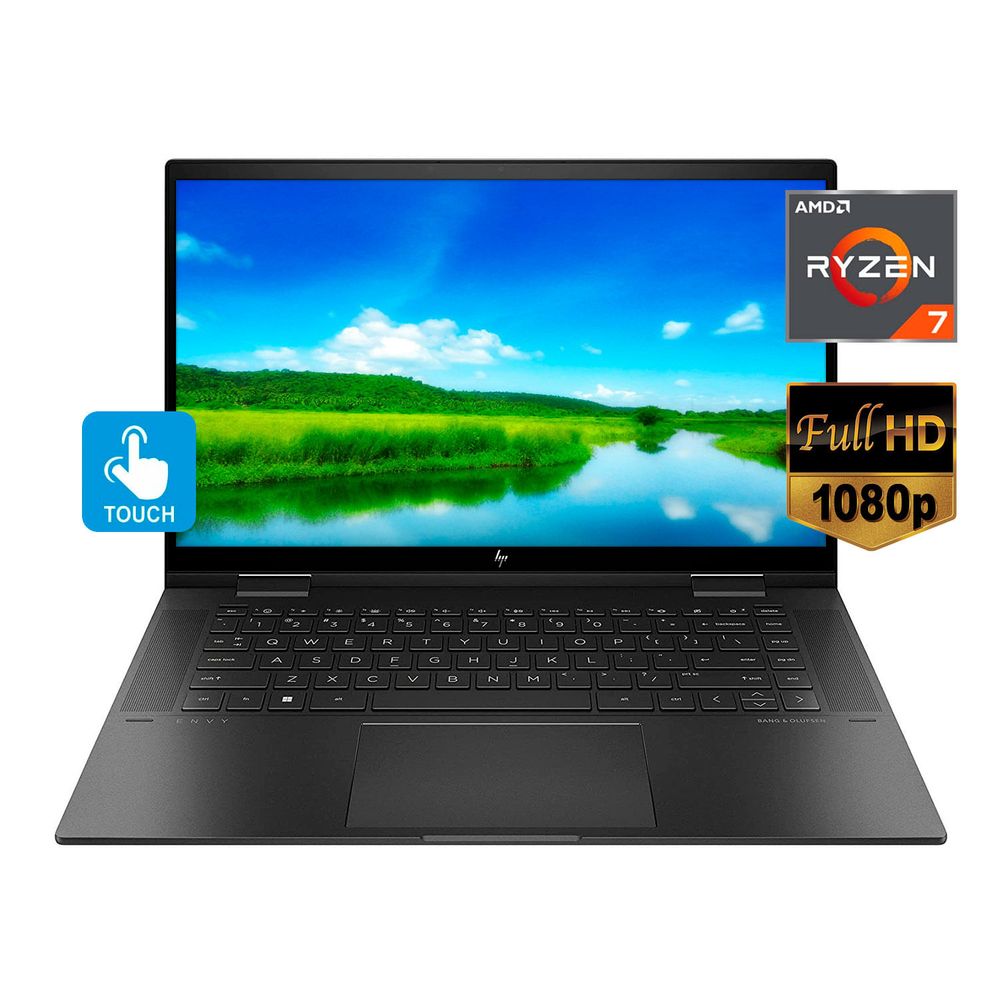 Hp Ryzen 7 / 256 SSD + 8gb 15.6 Notebook FHD TOUCH x360 Win