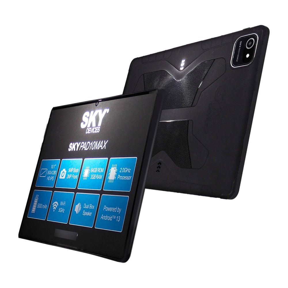 Tablet Sky Pad 10 Max 64gb + 3gb Android 13