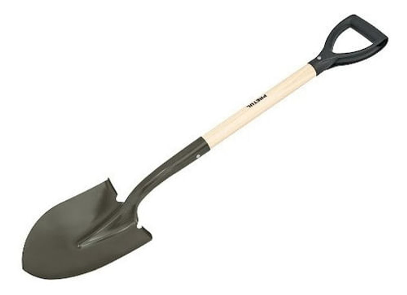 Pala Punta Corazon Cabo Madera P/ Jardineria 21 Cm Pretul 22502 (PRO-P)