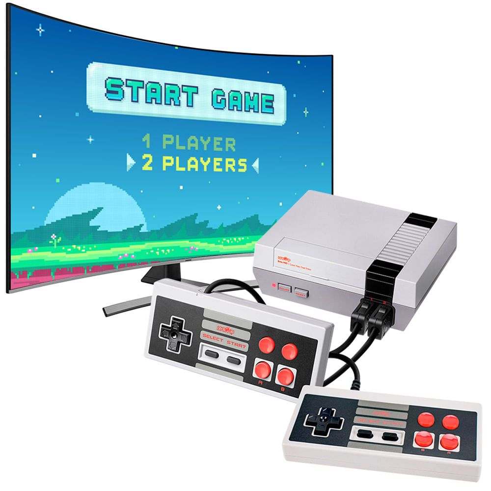 Consola Level UP Retro NES AV 500 Juegos Clásicos incorporados