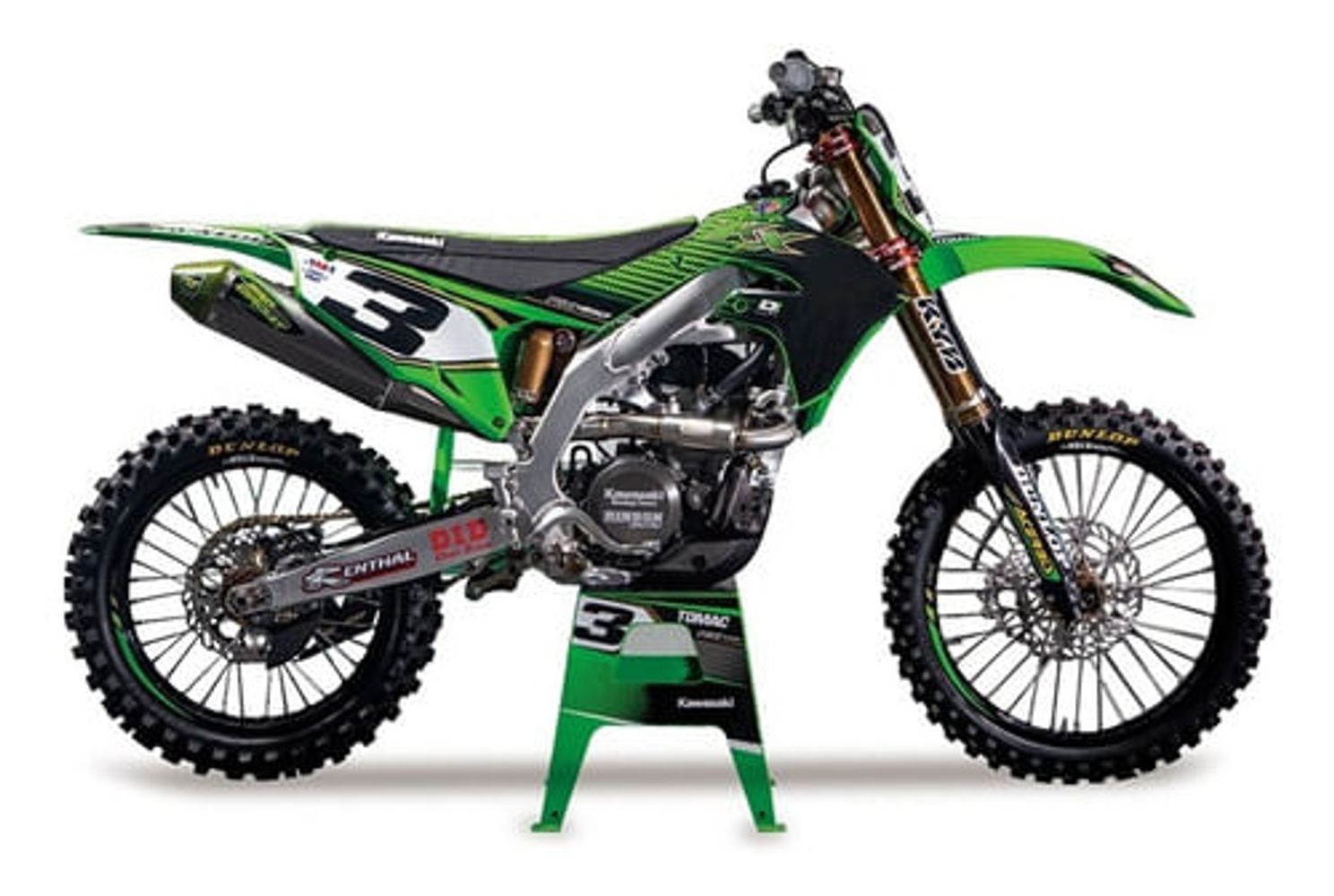 Moto new ray kawasaki factory race team 2019 eli tomac 1:12