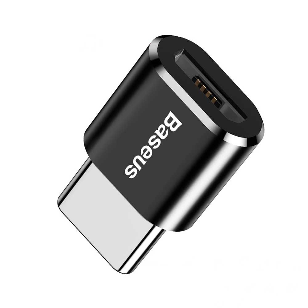 Adaptador Baseus Micro-USB Hembra a USB-C Macho 2A Carga Rápida