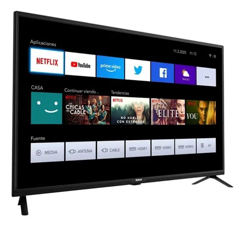 Smart Tv Led 43 Pulgadas Rca Xf43sm Full Hd Hdmi Usb + Soporte de Pared