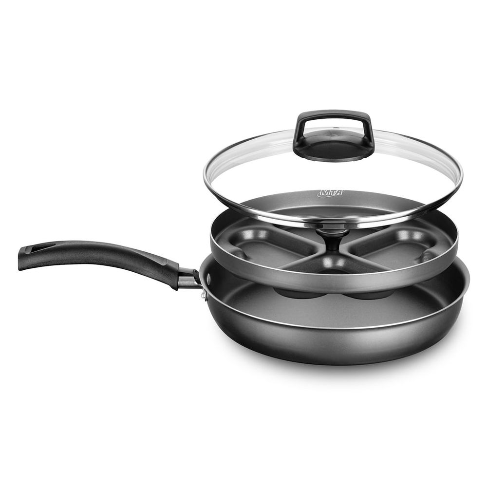 Sartén 2 en 1 Antiadherente 22 cm Cristal Superflon MTA