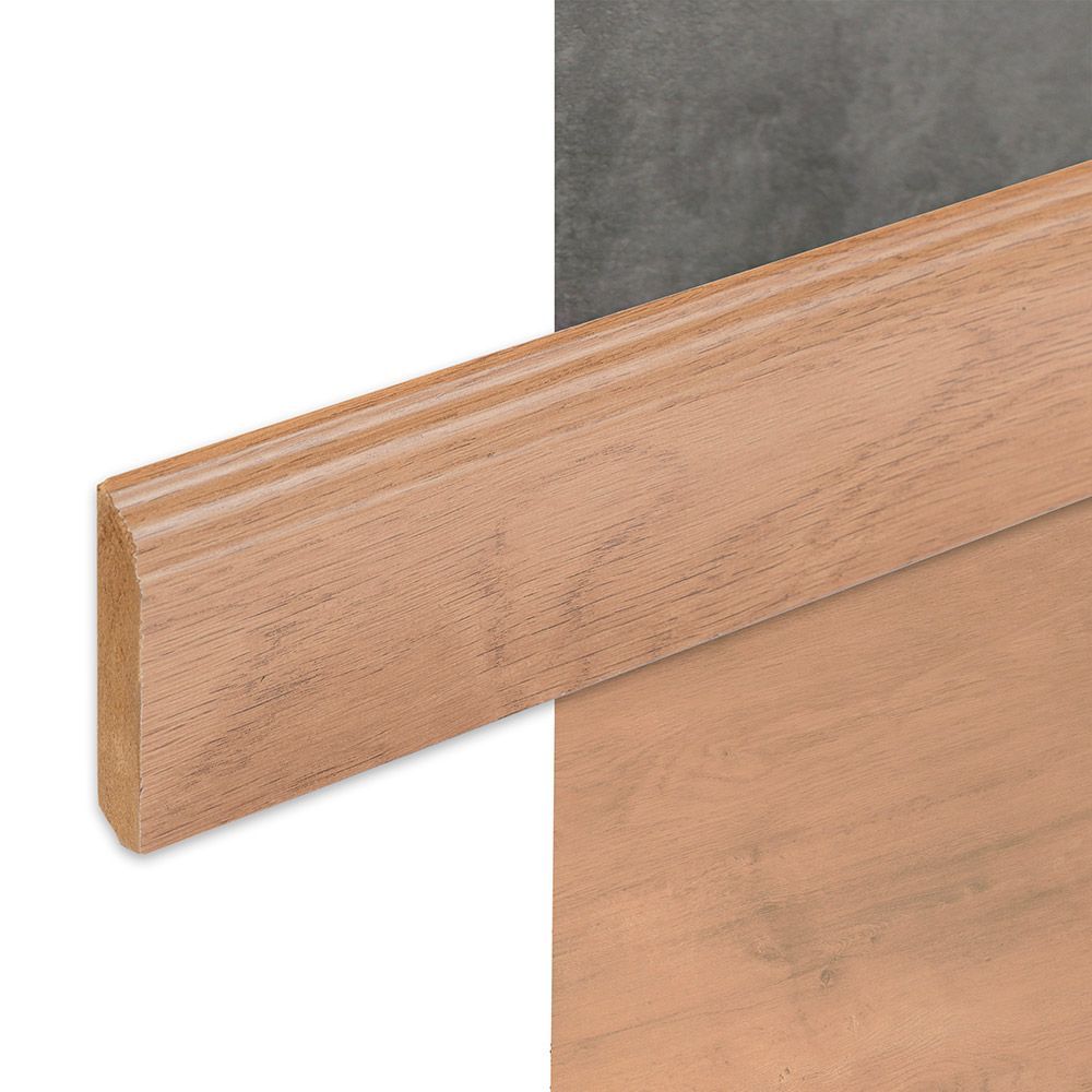 Zocalo MDF Simil Madera Arce 2,4m x 8cm por unidad