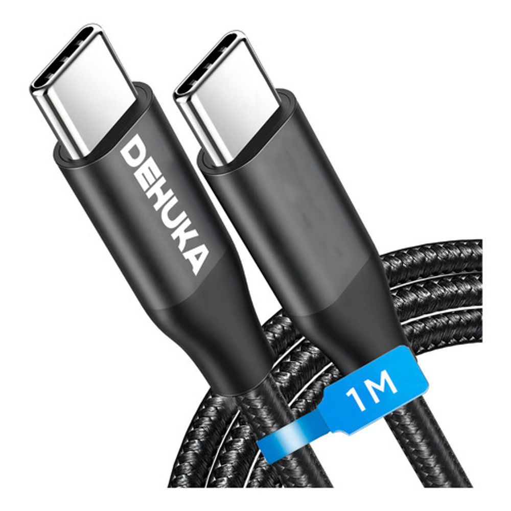 Cable De Carga Rapida Usb C A Usb C 66w Reforzado 1 Metro Dehuka