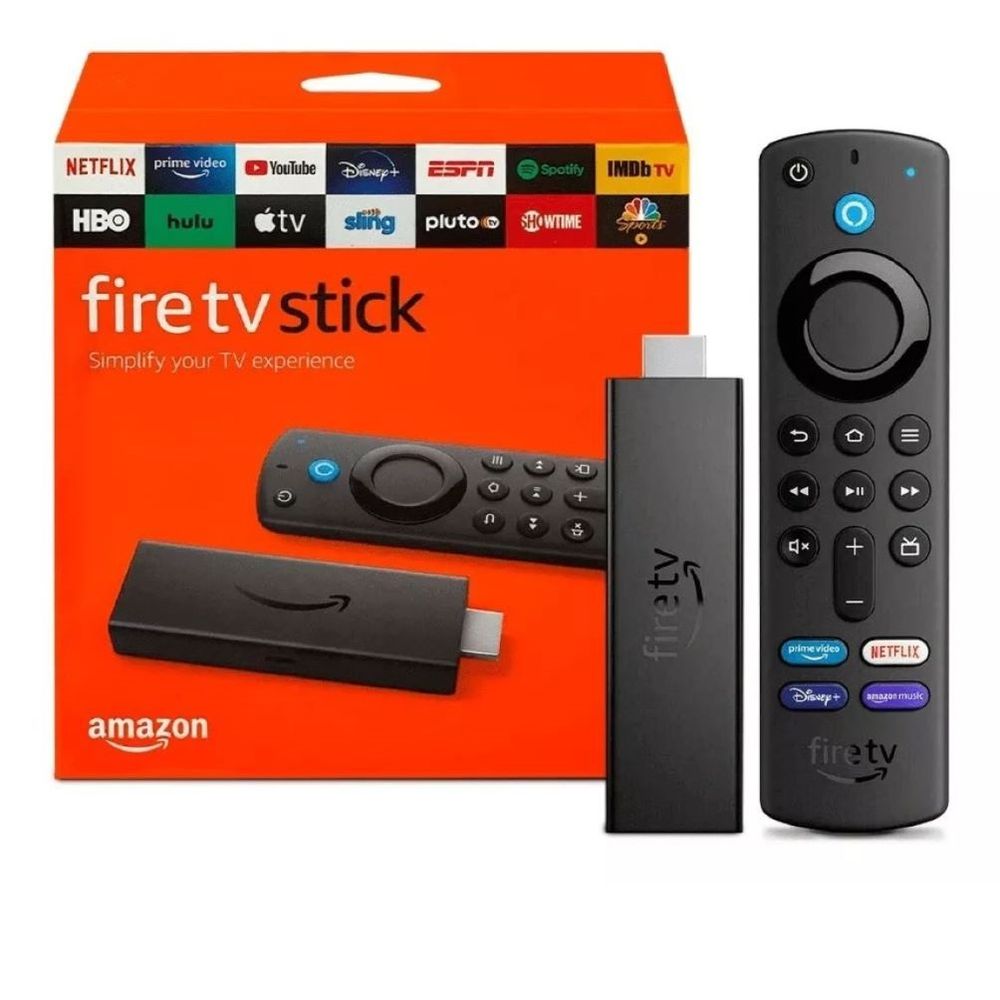 Amazon Fire Tv Stick De Voz 3gen Full Hd 8gb Negro Con 1gb de Ram
