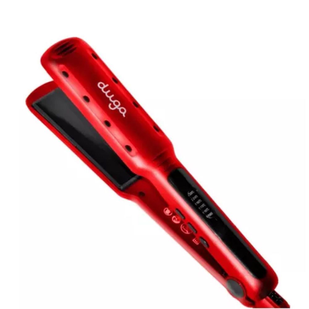 Planchita Para Cabello Humedo Y Seco Duga Profesional D207 Color Rojo