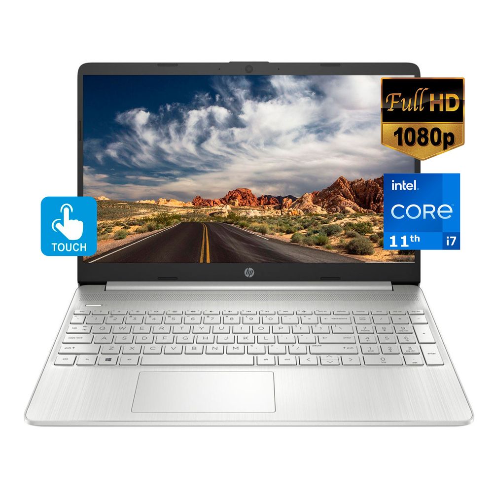 Notebook HP 15" FHD Core i7 11va 16gb + 512 SSD / TOUCH Intel Win