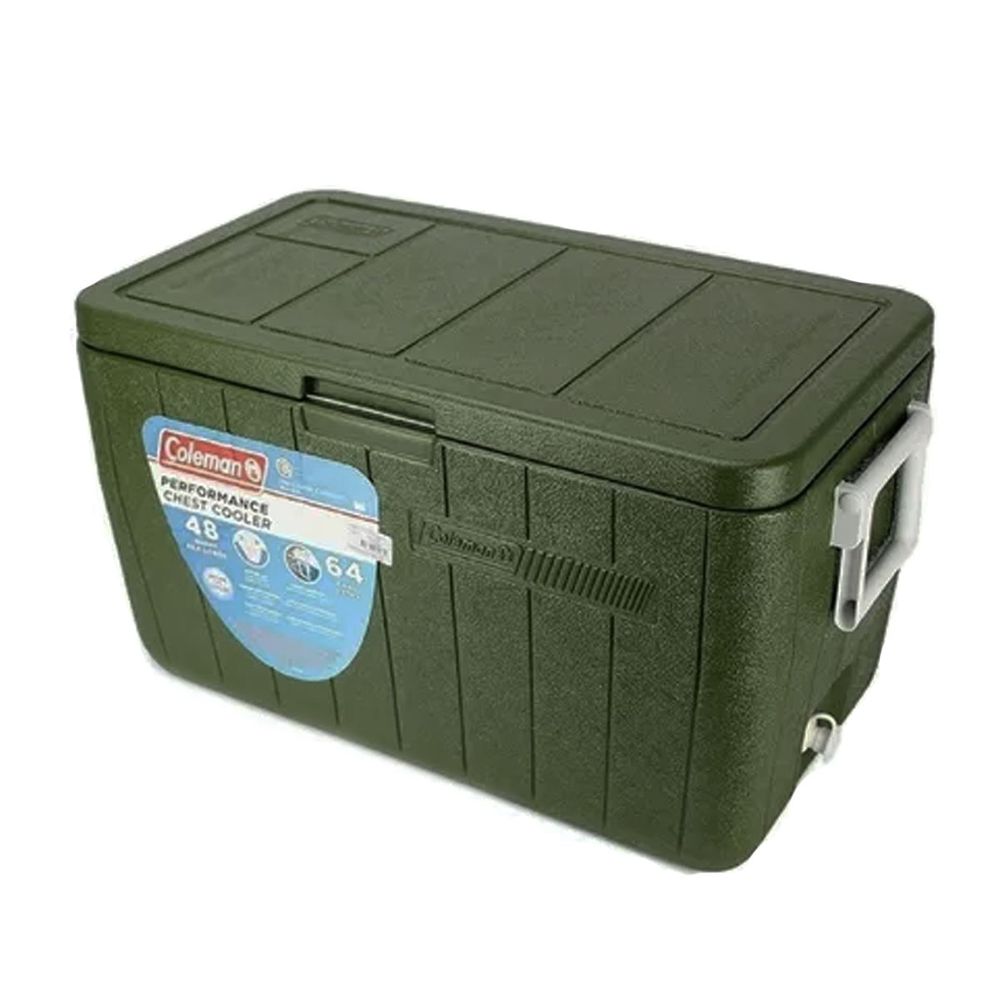 Conservadora Coleman Beach 48qt Verde Militar