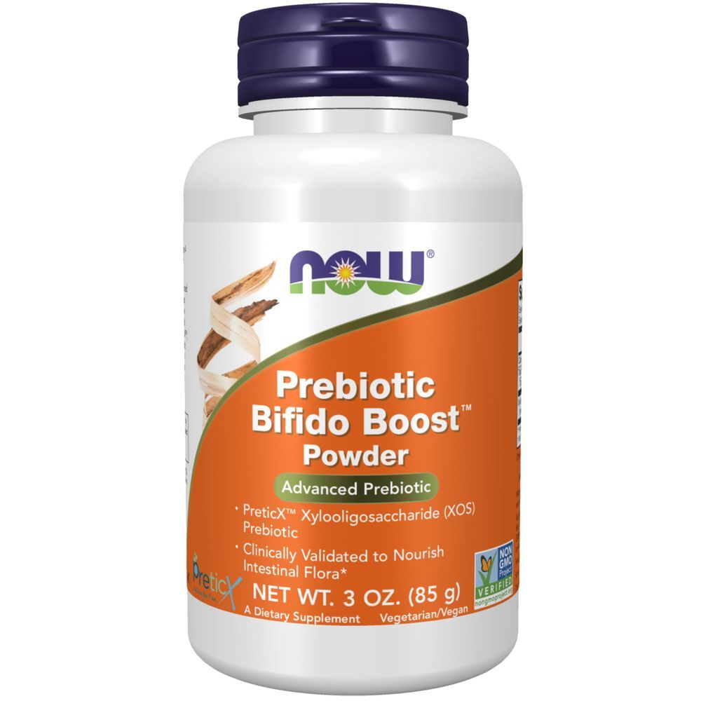 Complementa NOW Prebiotic Bifido Boost con PreticX XOS 90 ml