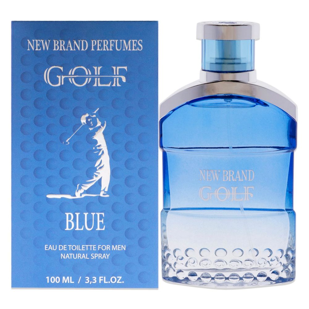 Perfume New Brand Golf Blue EDT en aerosol para hombre, 100