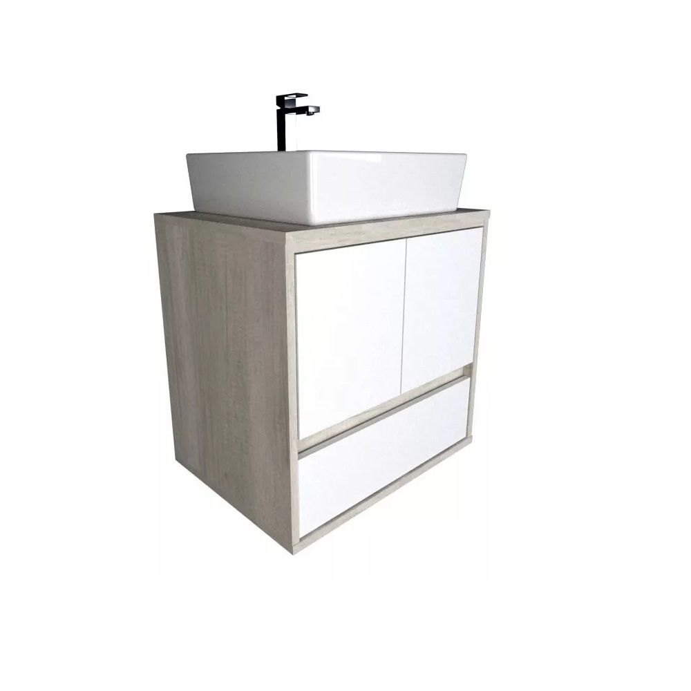 Vanitory Flotante Colgante Mueble Baño Para Bacha De Apoyar (NO INCLUYE ...