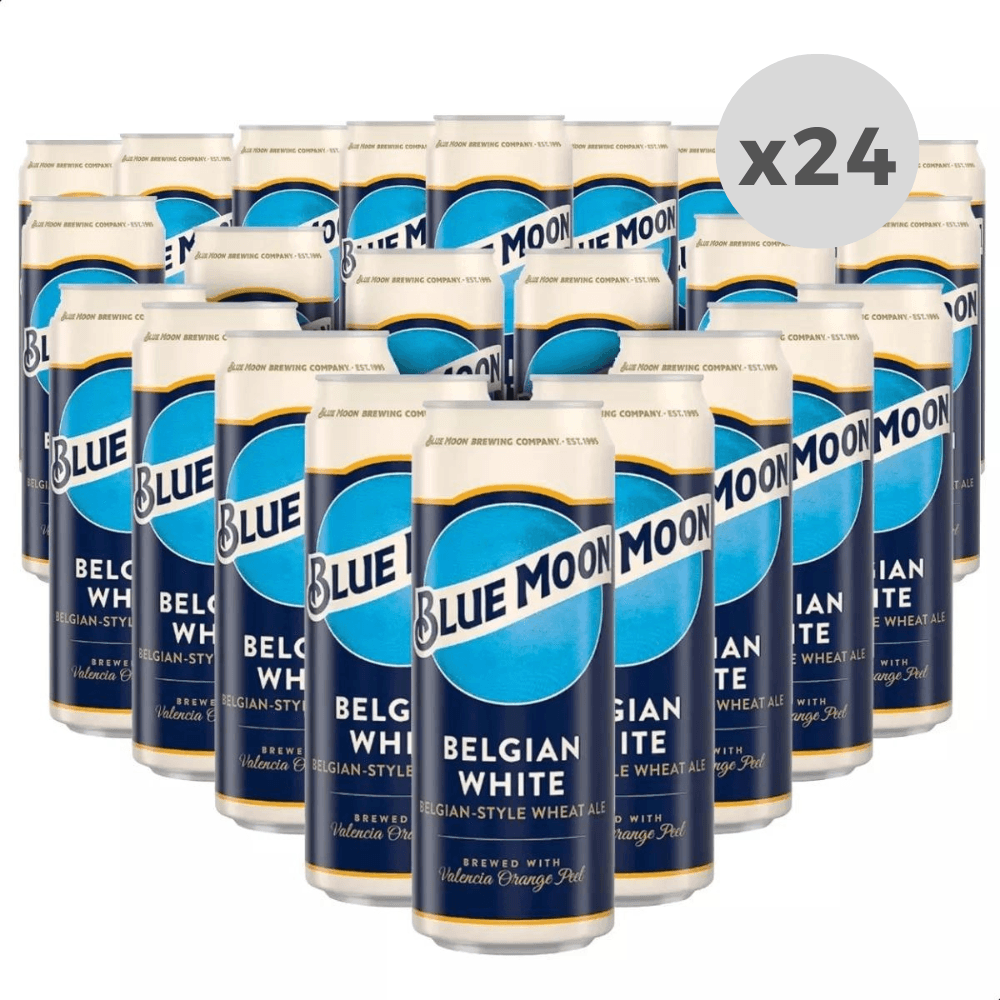 Cerveza Blue Moon Belgian White Lata 473ml x24