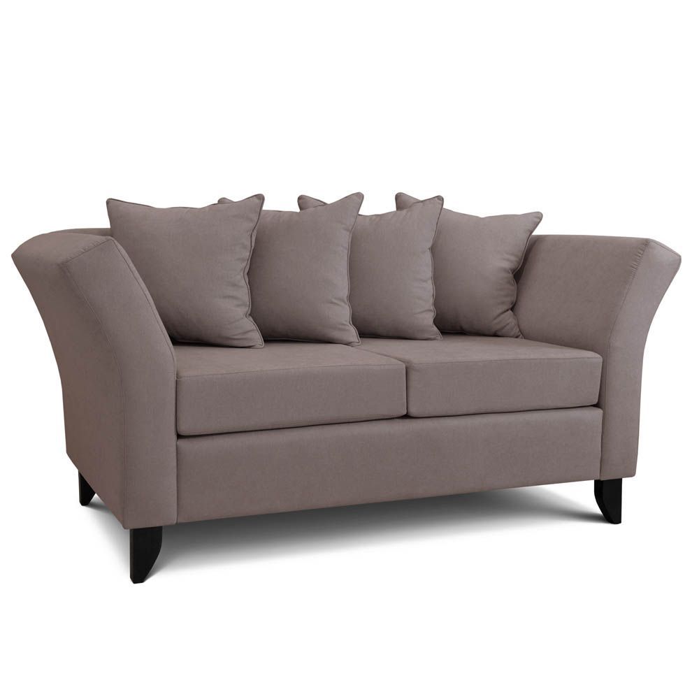 Sillón 2 Cuerpos Mónaco Espácity Tela Stone Antimanchas