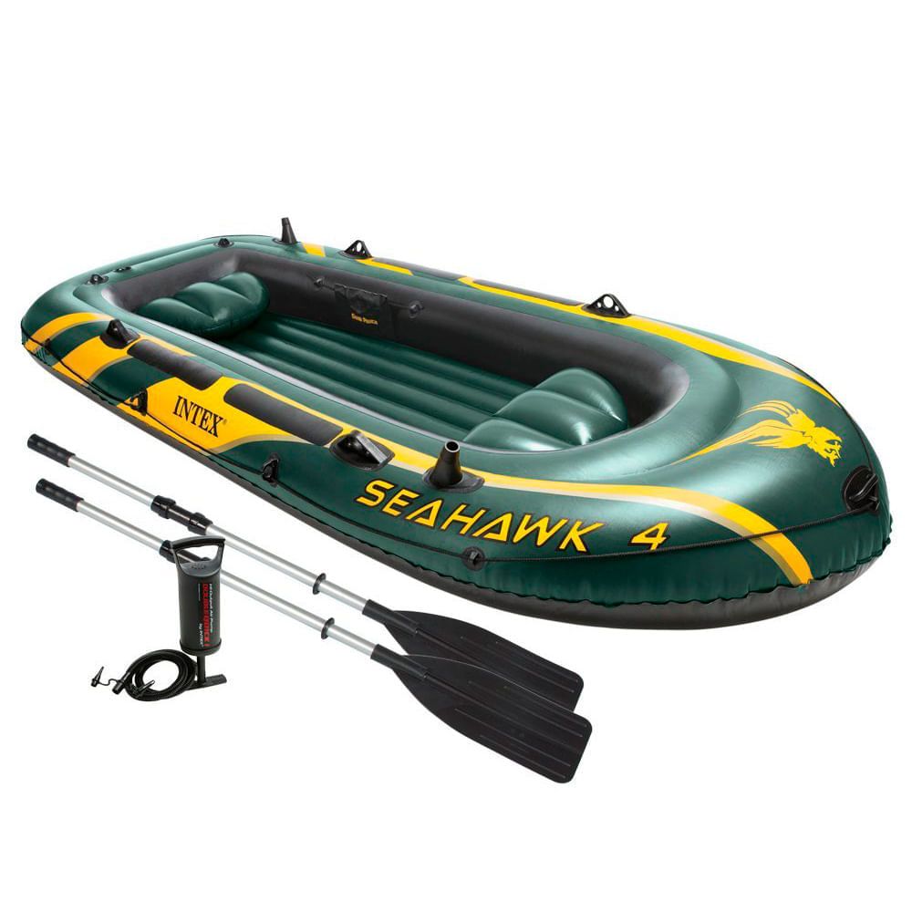 Bote Inflable Intex Seahawk 4 Set 351 X 145 X 48 CM