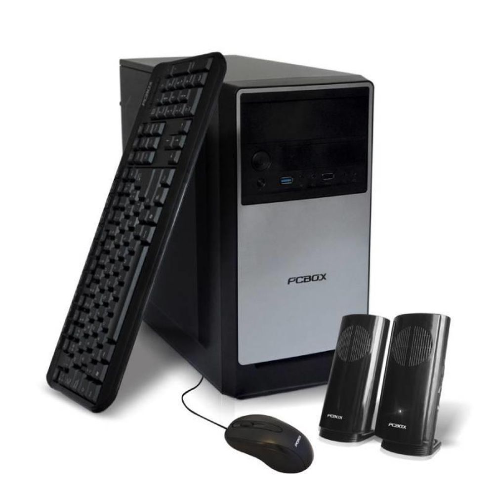 Pc Pcbox Amd Apu Qc6000m, 8gb, 240ssd (c/teclymouse) sin Sistema