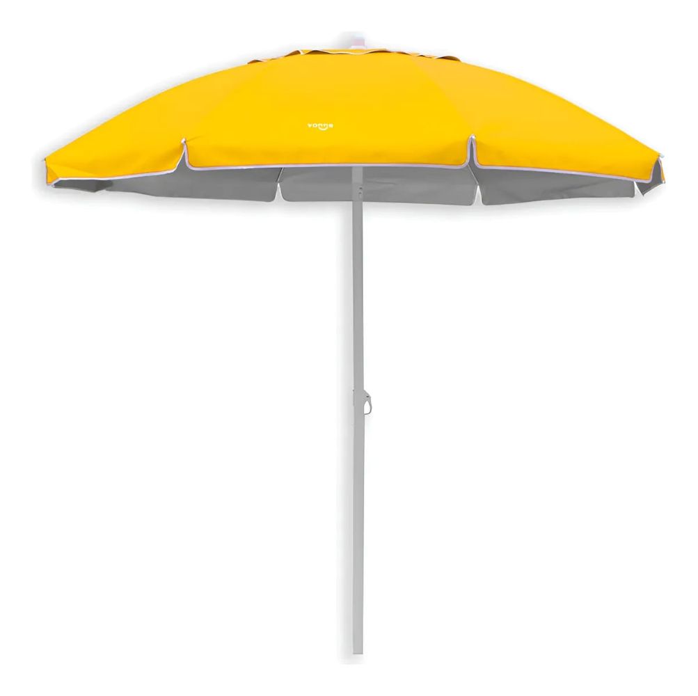 Sombrilla Playera Jardin Playa 2,5 M Reclinable Con Funda Amarillo