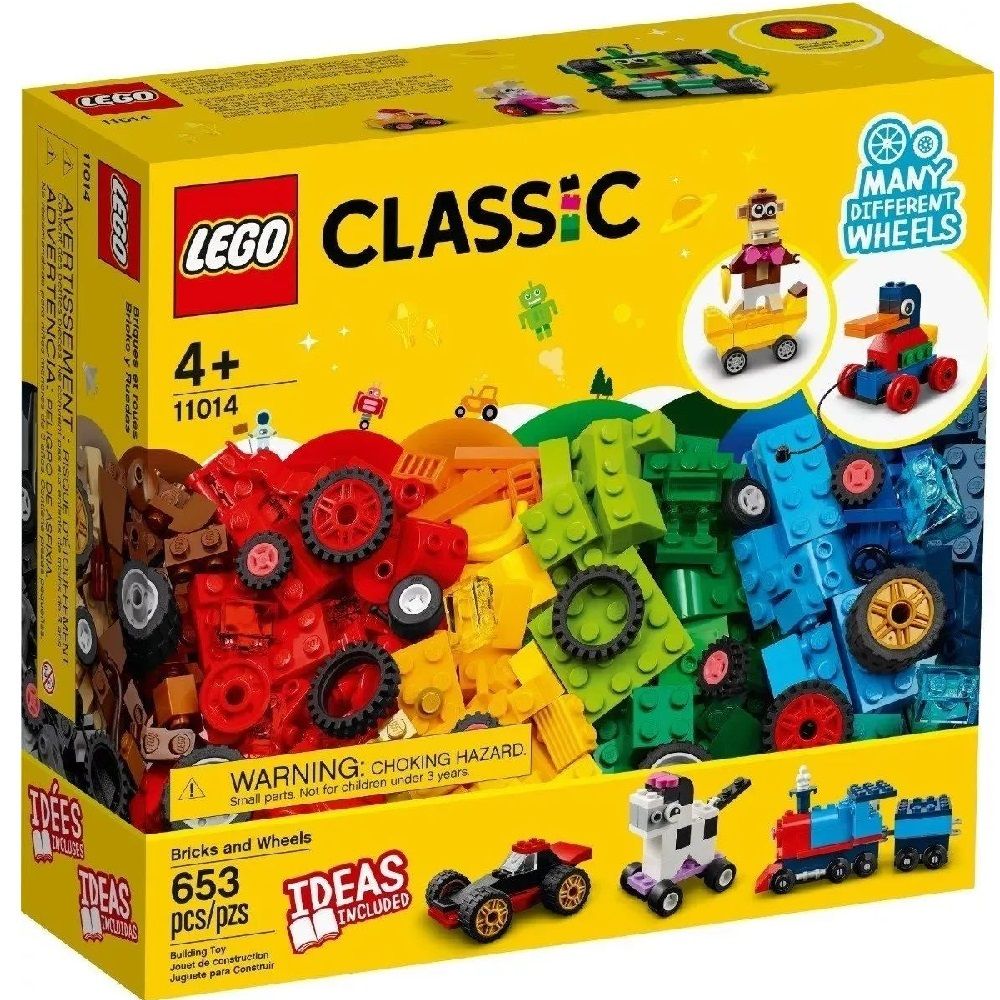 Lego Classic Ladrillos Y Ruedas 11014