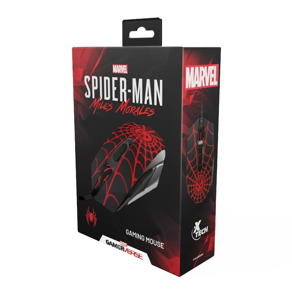 Mouse X-Tech Spider Man Optico 7 botones