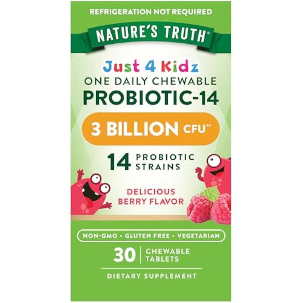 Probióticos para niños , 30 tabletas masticables