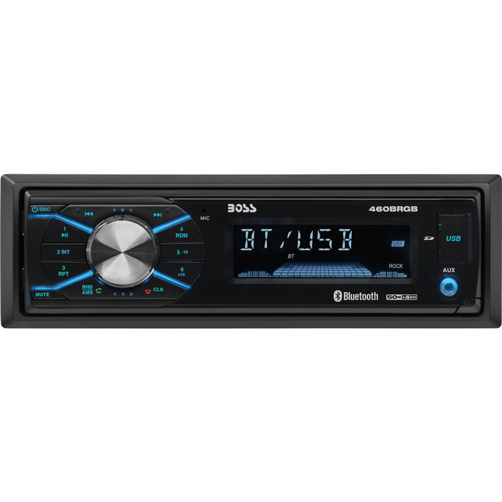 Stereo Boss 460brgb - Single Din Bt/usb/sd/fm/am Frente Desmontable