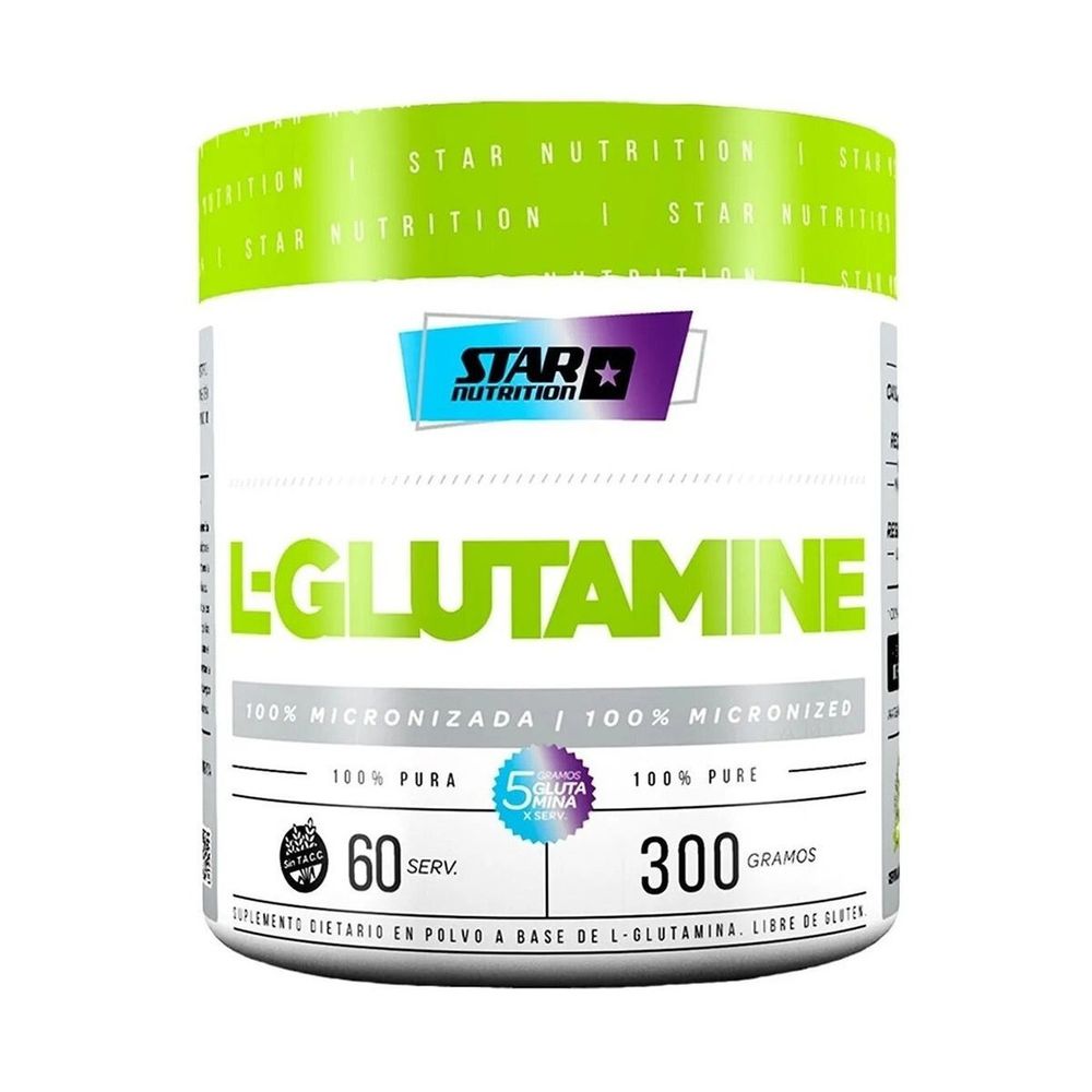 L-Glutamine 300gr Sabor:Sin Sabor Star Nutrition