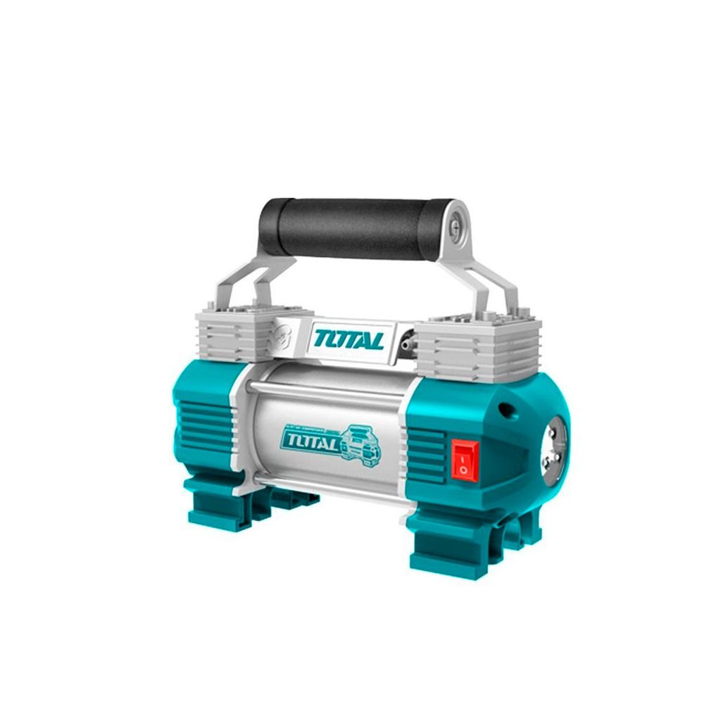 Compresor Aire Total Doble Piston / Cilindro 12v Metal Auto 4x4