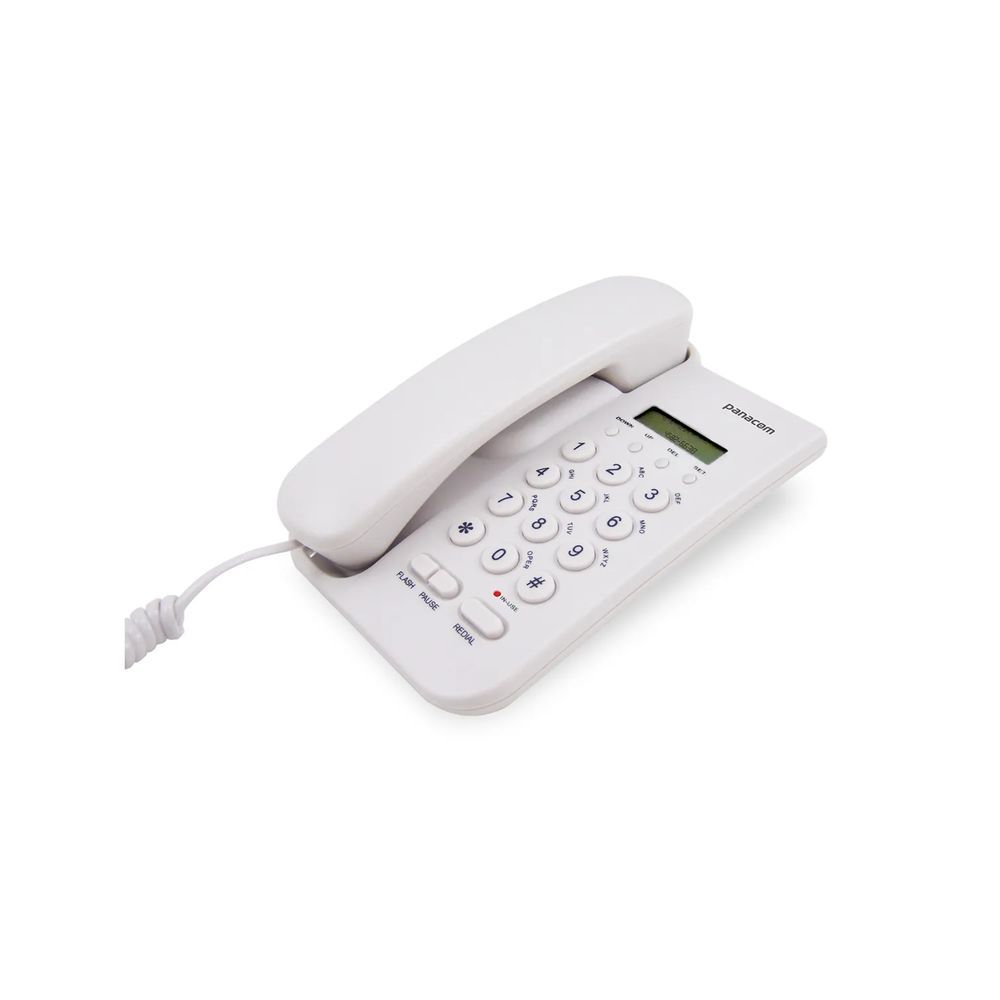 Telefono de Mesa Panacom Pa7550 Redial Caller Id Blanco