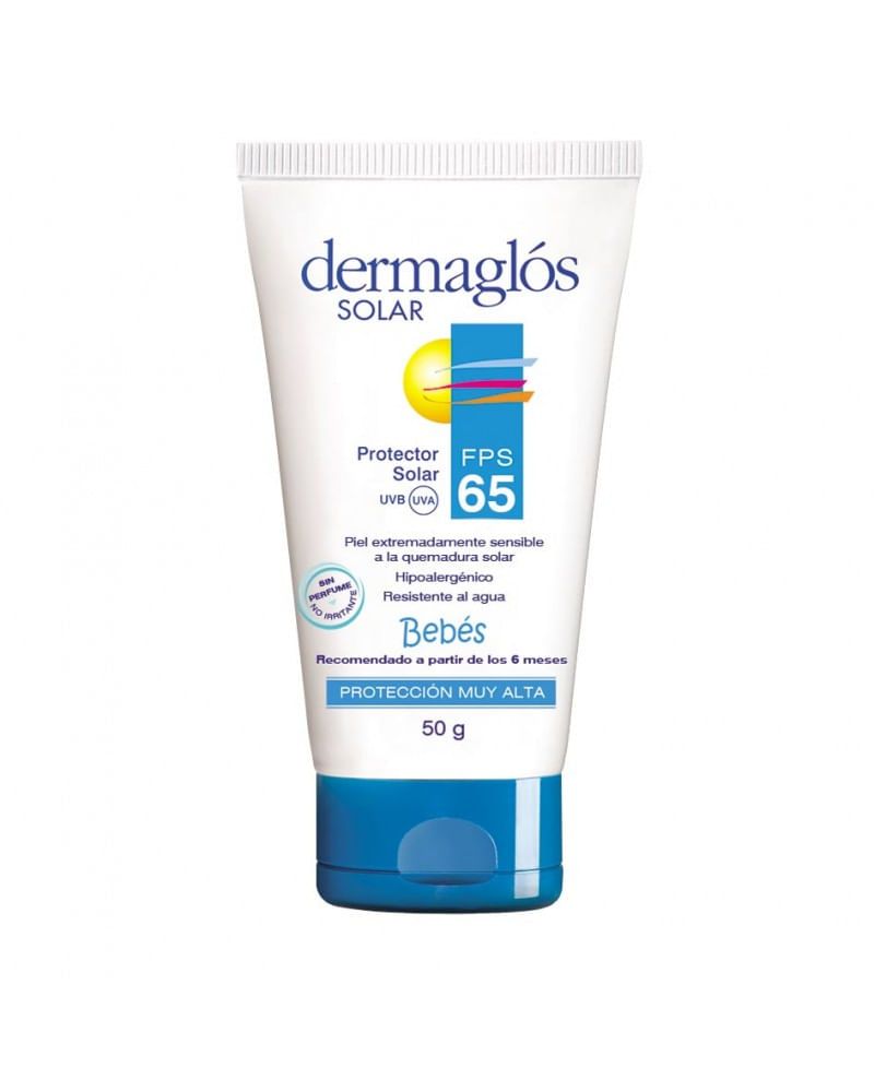 Dermaglos Protector Solar FPS65 Bebés Crema 50g