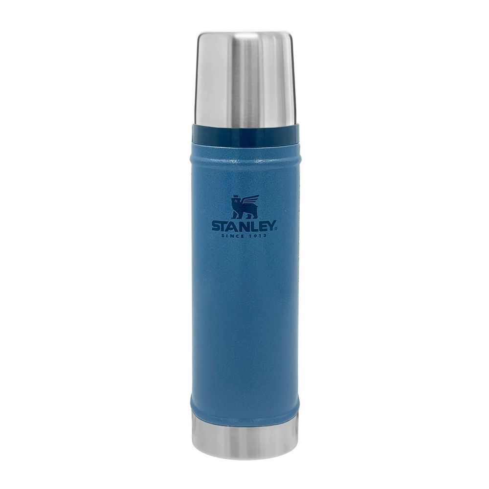 Termo Stanley Clásico 591 ml Con Tapón Cebador Azul Lake