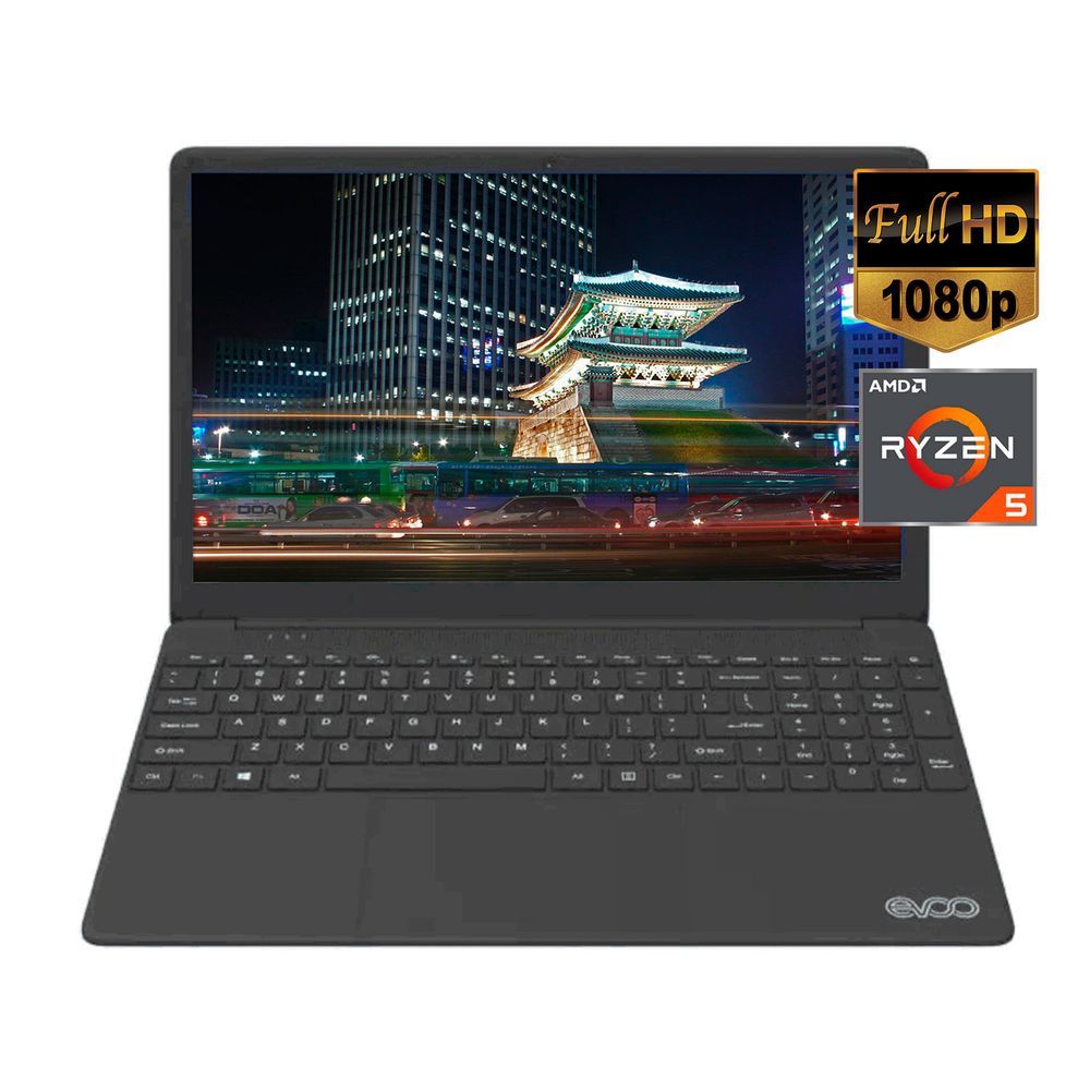 EVOO 14 AMD Ryzen 5 512 SSD + 8gb / Notebook FHD Windows 10