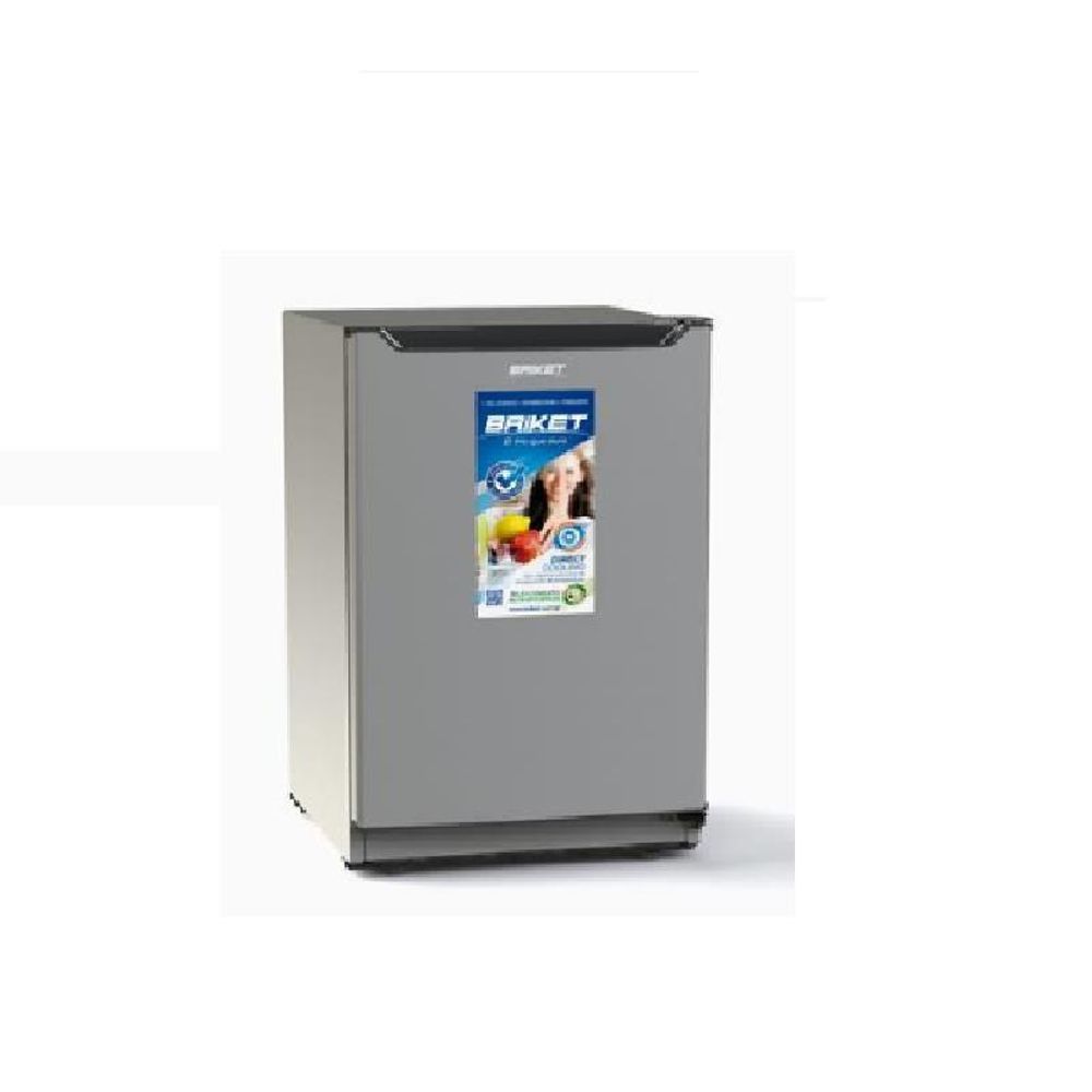 Heladera Bajo Mesada Briket 139 Lts Frigobar Minibar Gris