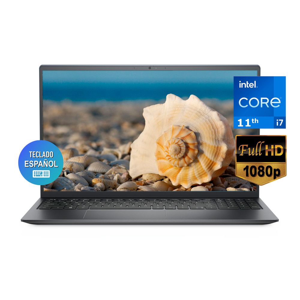 FHD Dell Intel Core i7 Win / 8gb + 256 SSD / Notebook 15.6