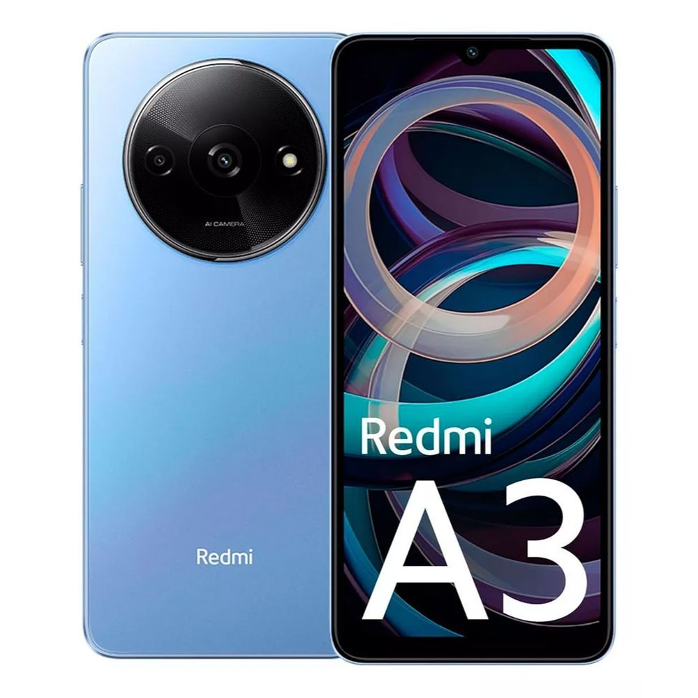 Celular Xiaomi Redmi A3 64 Gb Azul Estelar 3 Gb Ram Mzb0ghvar