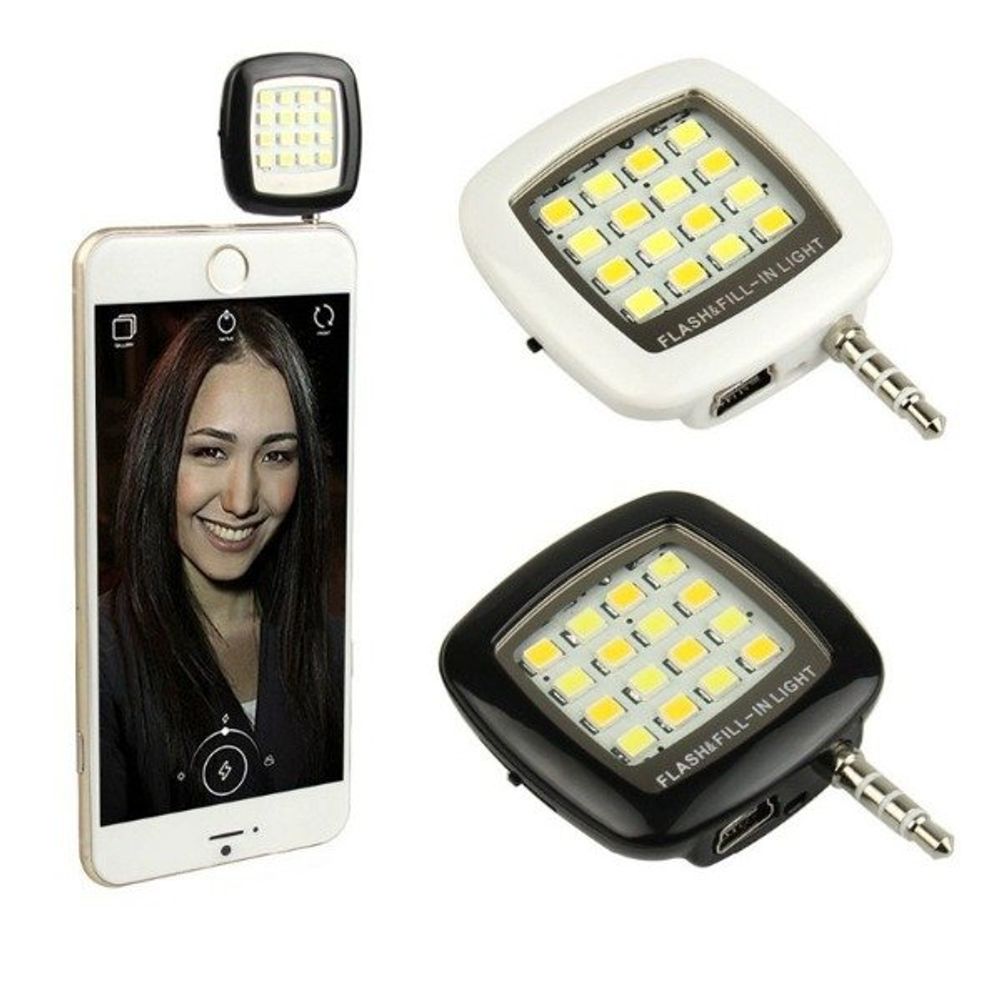 Flash Celular Selfies Luz Led Portatil Usb Original Linterna