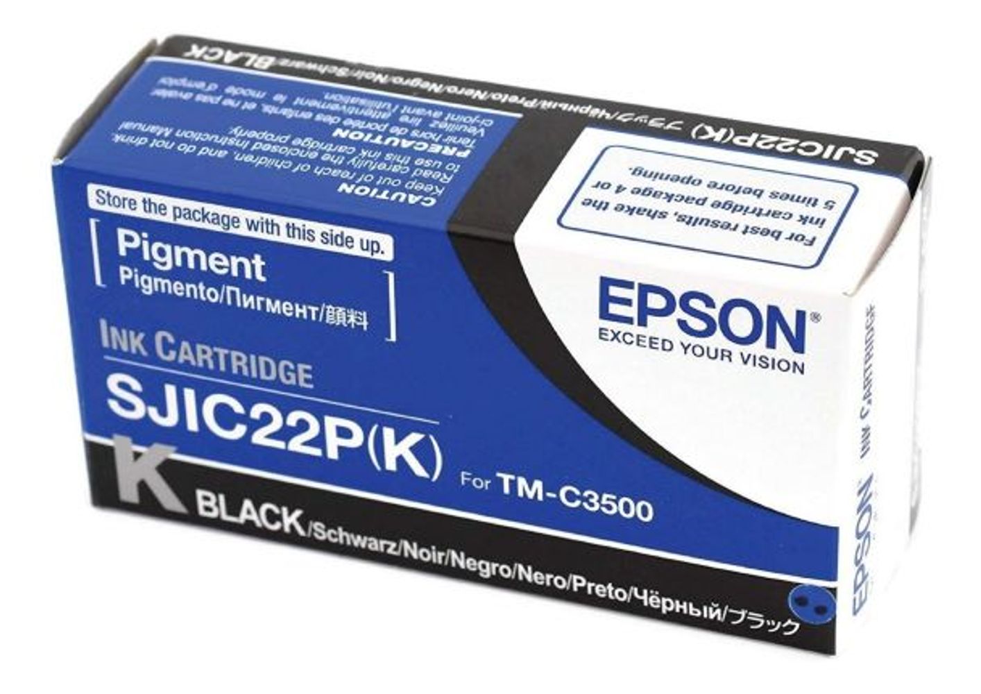 Cartucho de Tinta Negro Epson para Tm-c3500