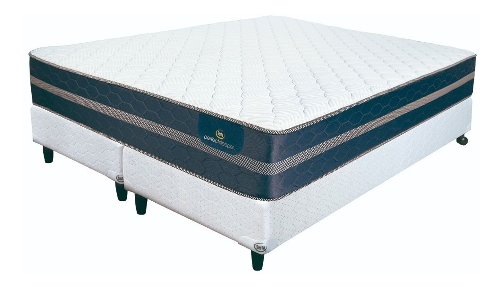 Sommier Queen Size Serta Montana 160x200 Blanco NO USAR