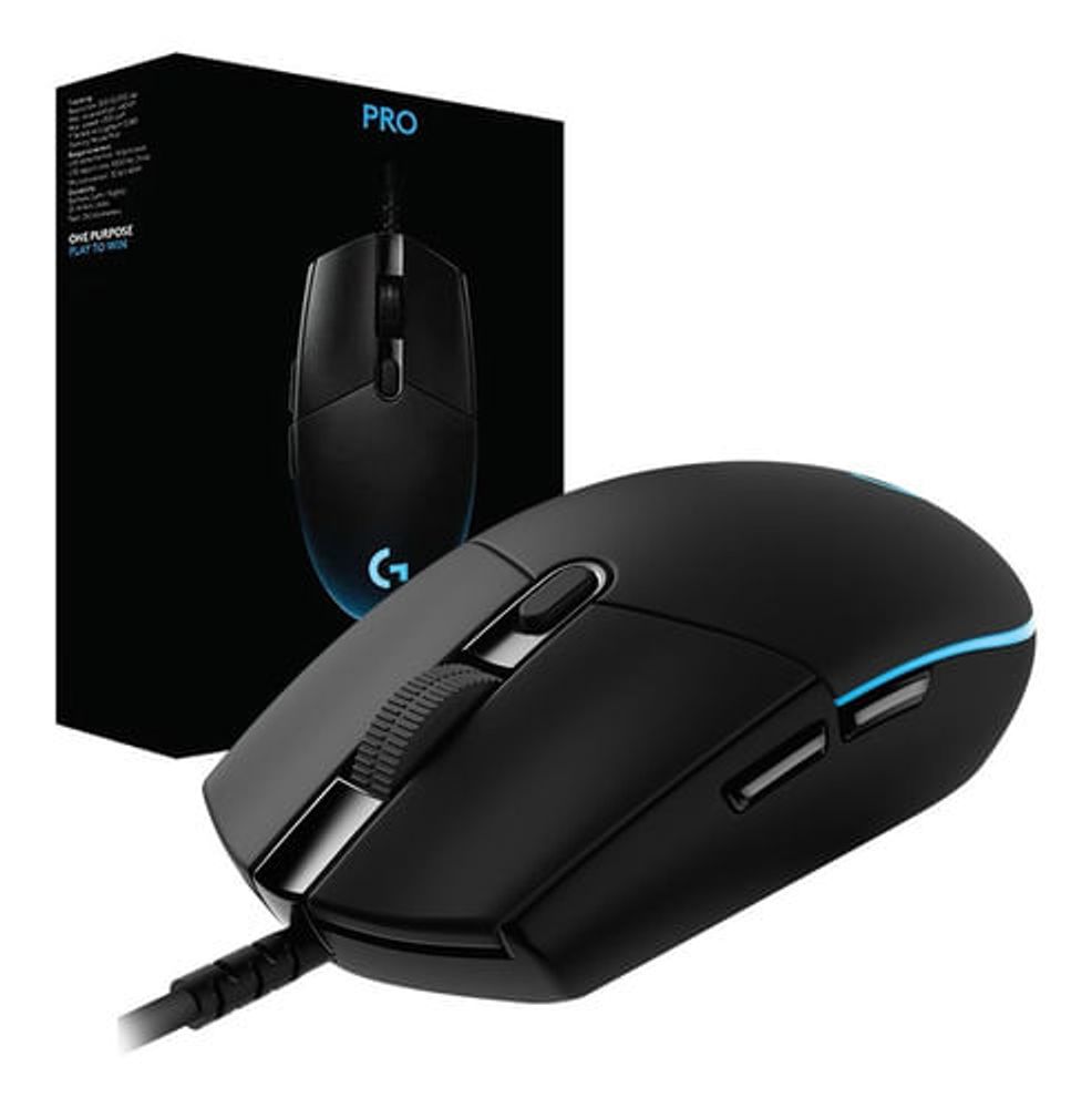 Mouse Gamer Optico Logitech G Pro Hero 16000dpi Rgb Garantia