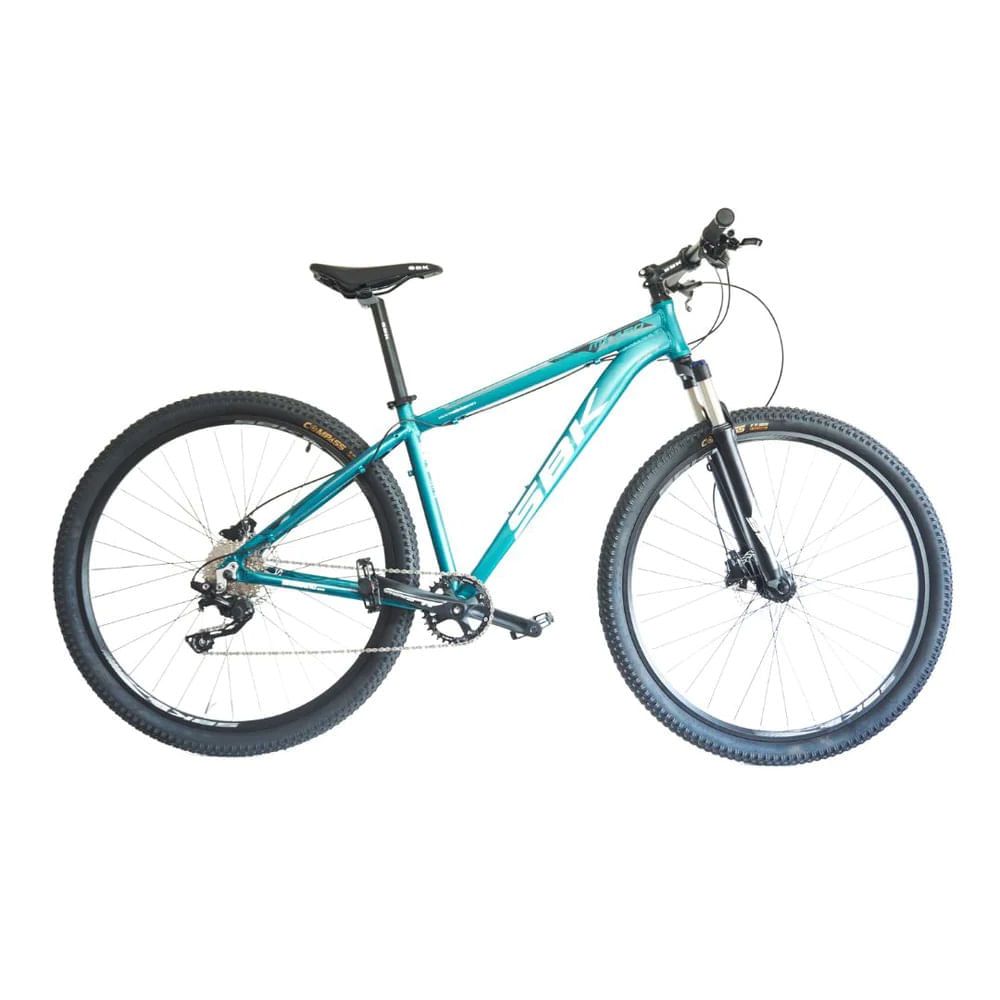 Bicicleta Mountain Bike 450 SBK Rod 29 T15 Aluminio Verde Petroleo
