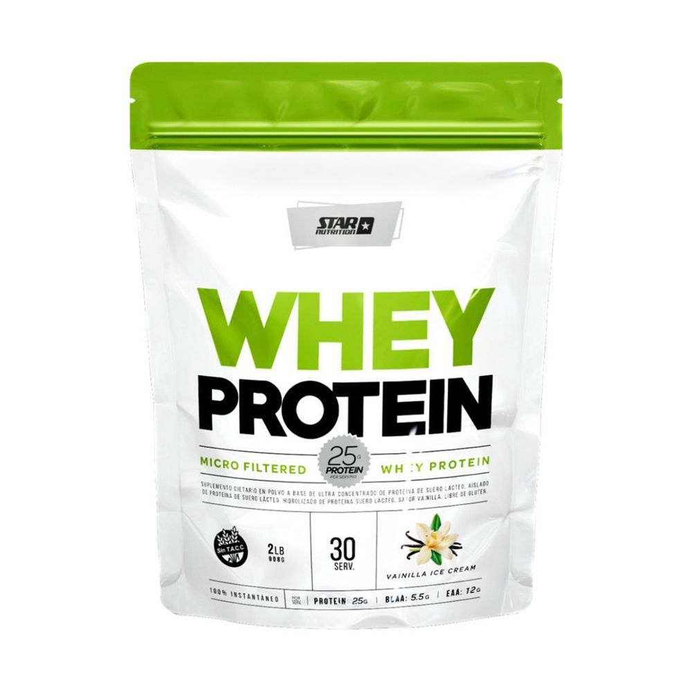 Whey Protein Pouch 2lb Sabor:Vainilla Star Nutrition
