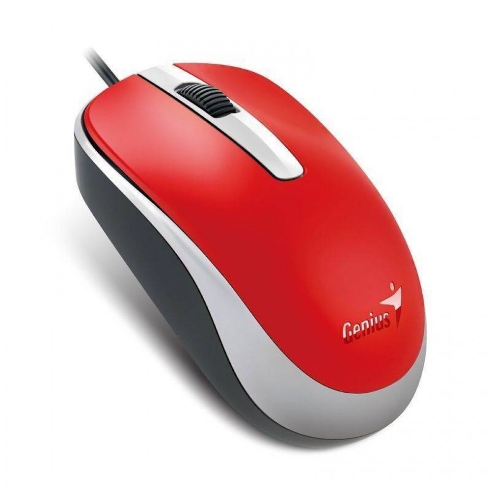 Mouse Genius Dx-110 Usb Red 1200 Dpi