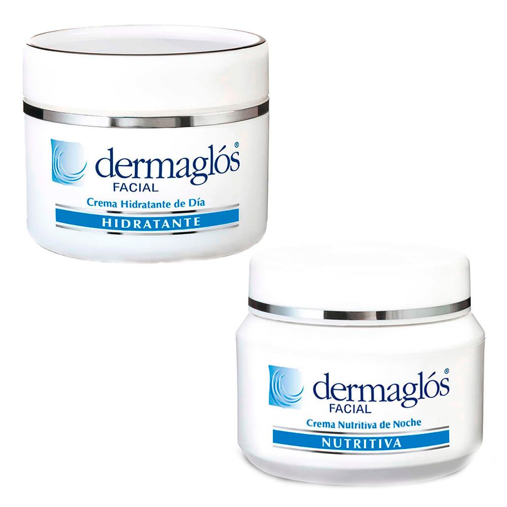 Crema Dermaglos Facial Nutritiva Hidratante Día Noche 50 Ml