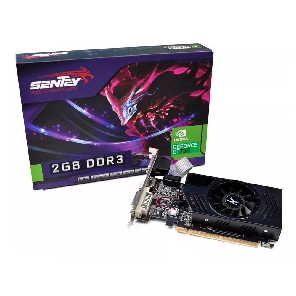 Placa Video Geforce Gt730 2gb Ddr3 128bit Hdmi Vga Gt 730