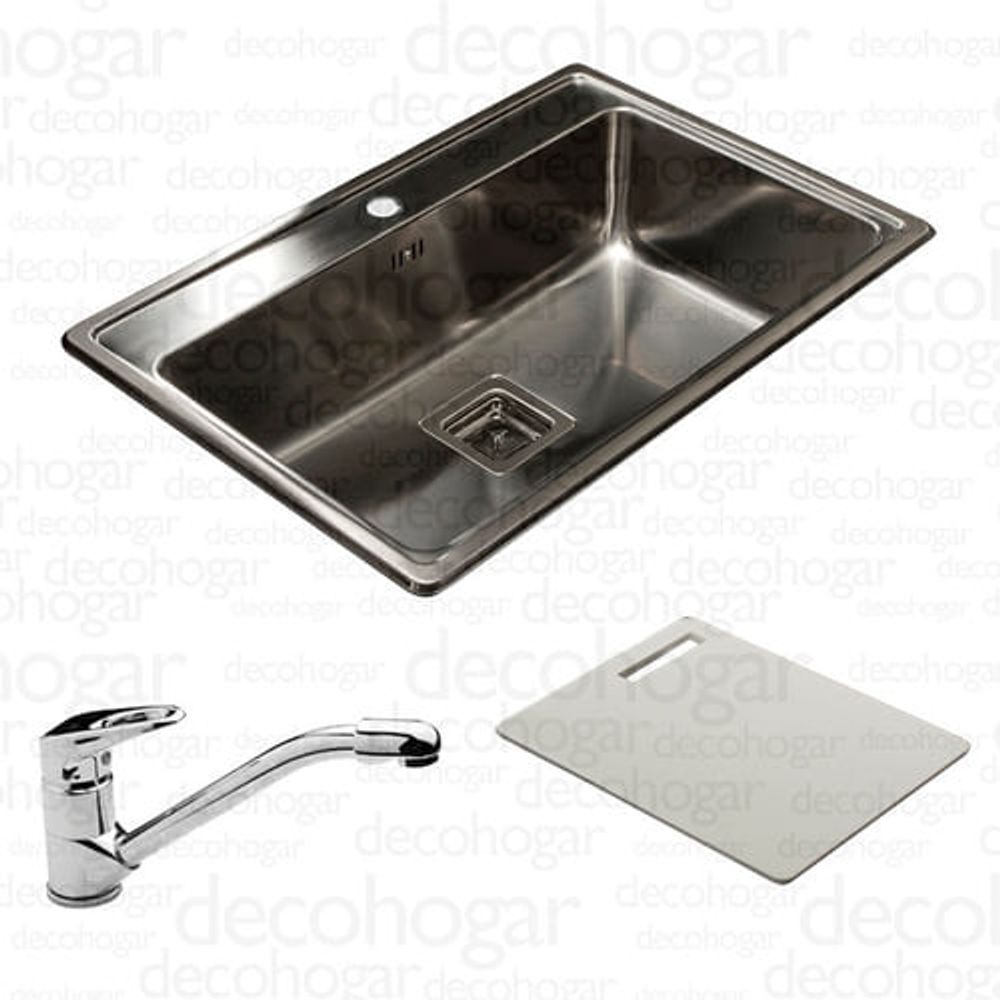 Bacha cocina Johnson Quadra Max Q71 A tabla grif 0411.04/27
