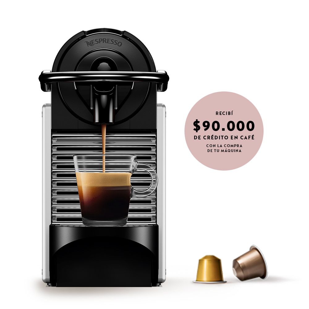 Cafetera Nespresso Pixie Silver