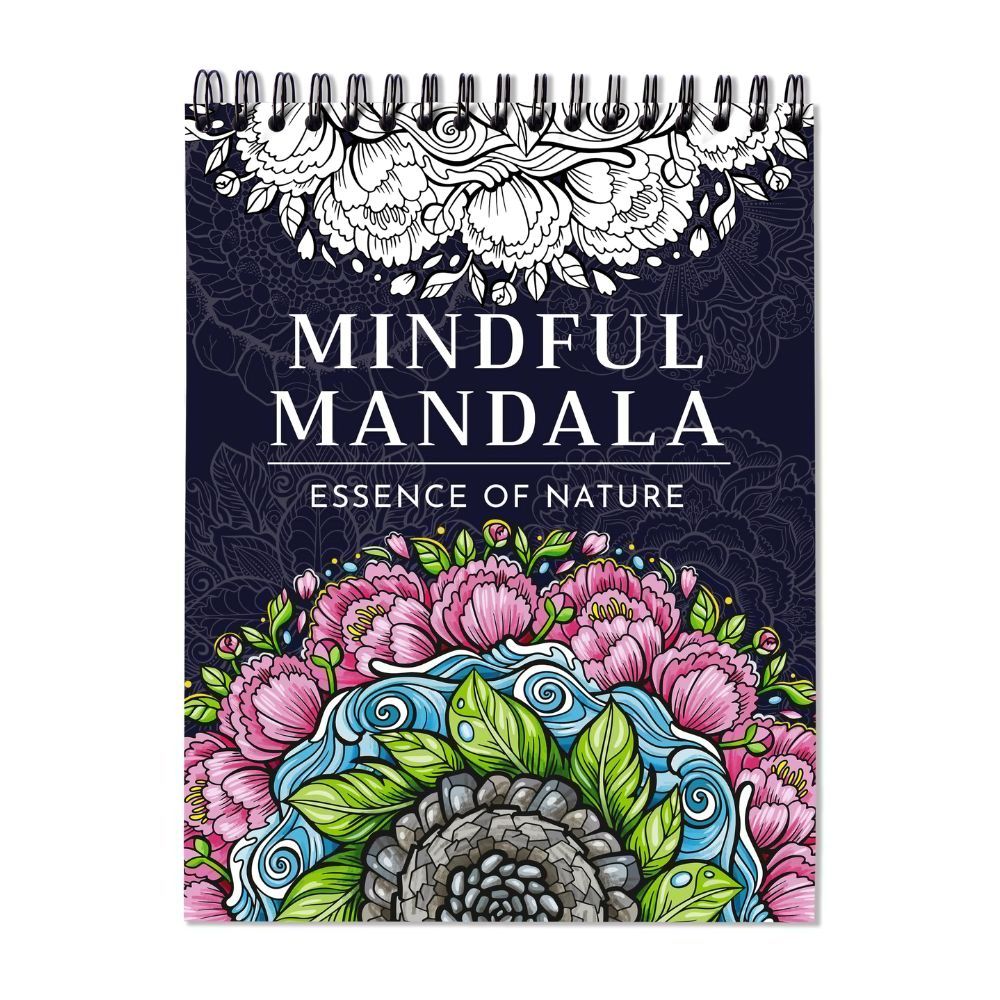 Libro para colorear RYVE Mindful Mandala para adultos con 50 diseños