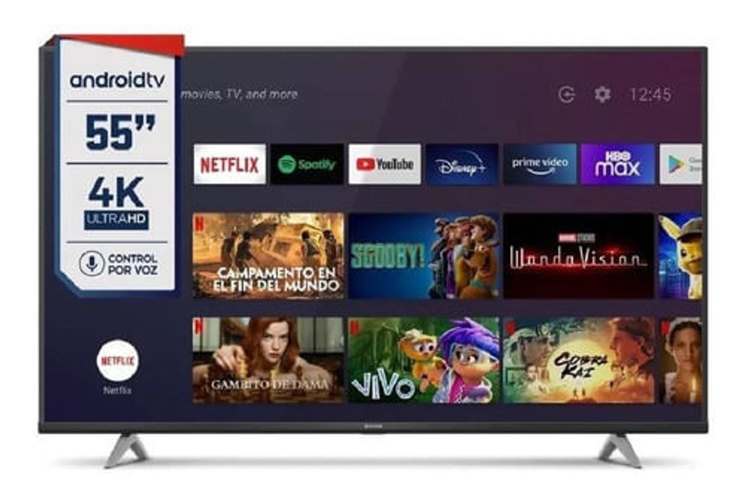 Televisor Hitachi 55 Smart Tv 4k Google Tv